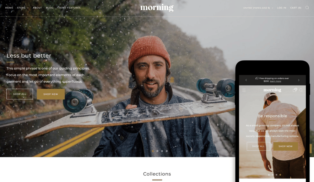 10 Best Shopify Themes with Video Headers for Making a Great First ...